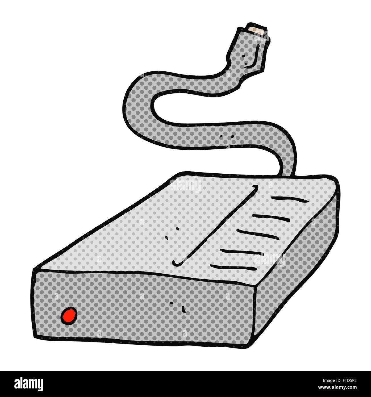 freehand drawn cartoon hard drive Stock Vector Image & Art - Alamy