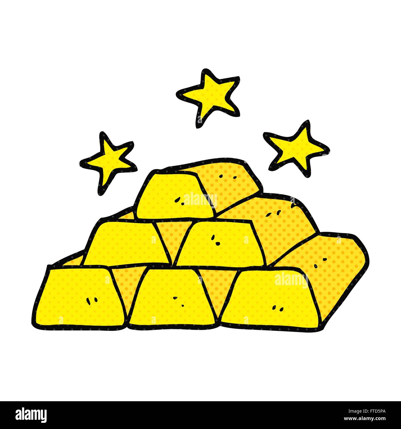 freehand drawn cartoon bars of gold Stock Vector Image & Art - Alamy