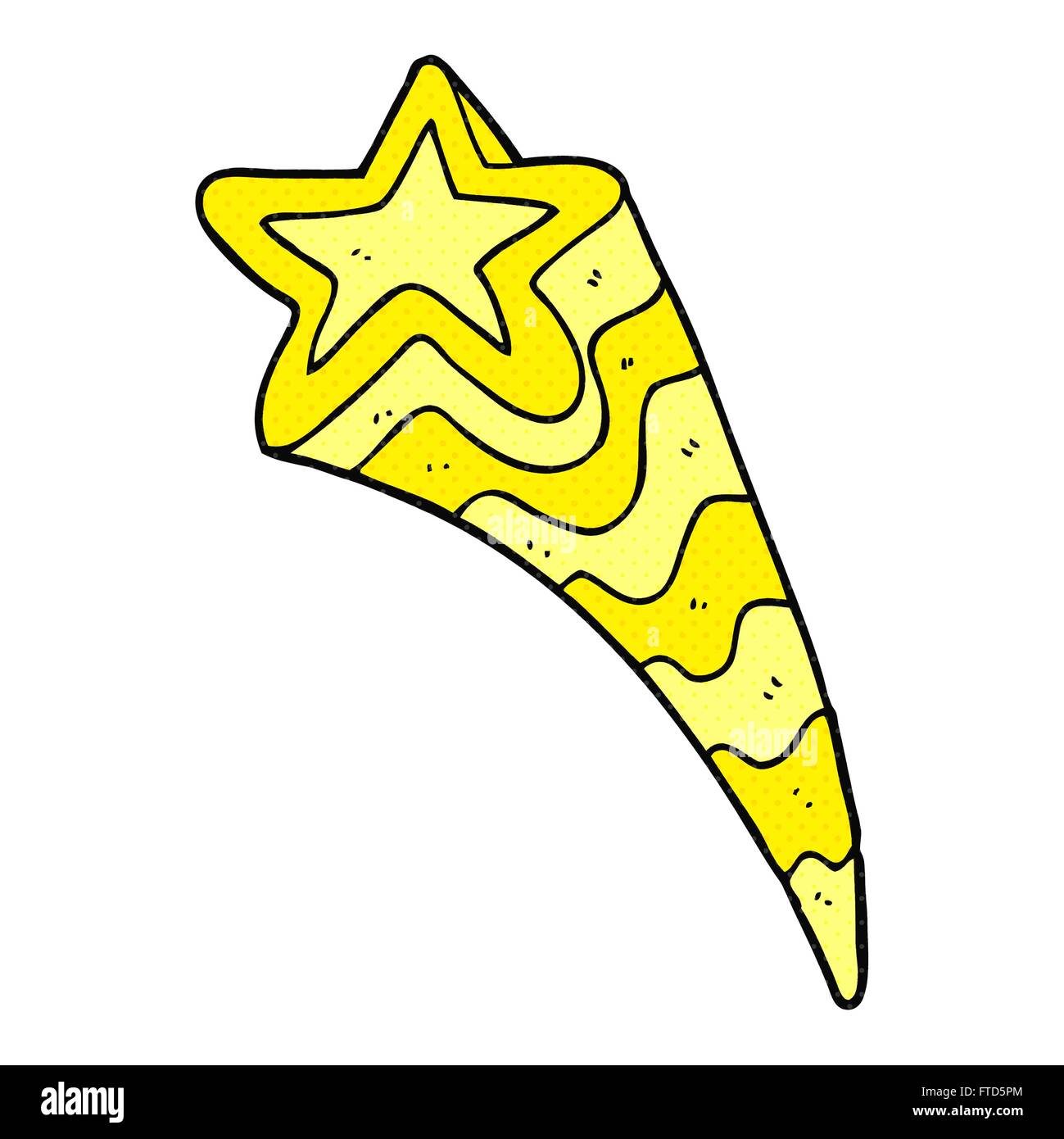 freehand drawn cartoon shooting star Stock Vector Image & Art - Alamy