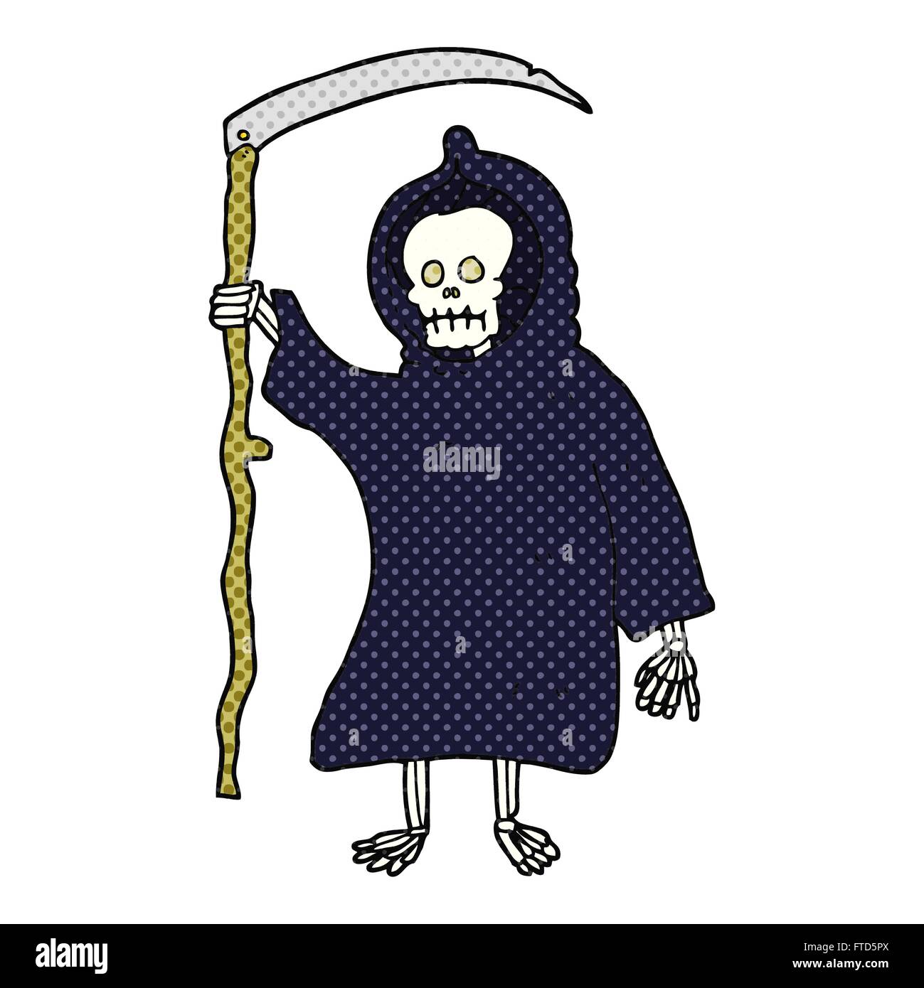 freehand drawn cartoon spooky death figure Stock Vector Image & Art - Alamy