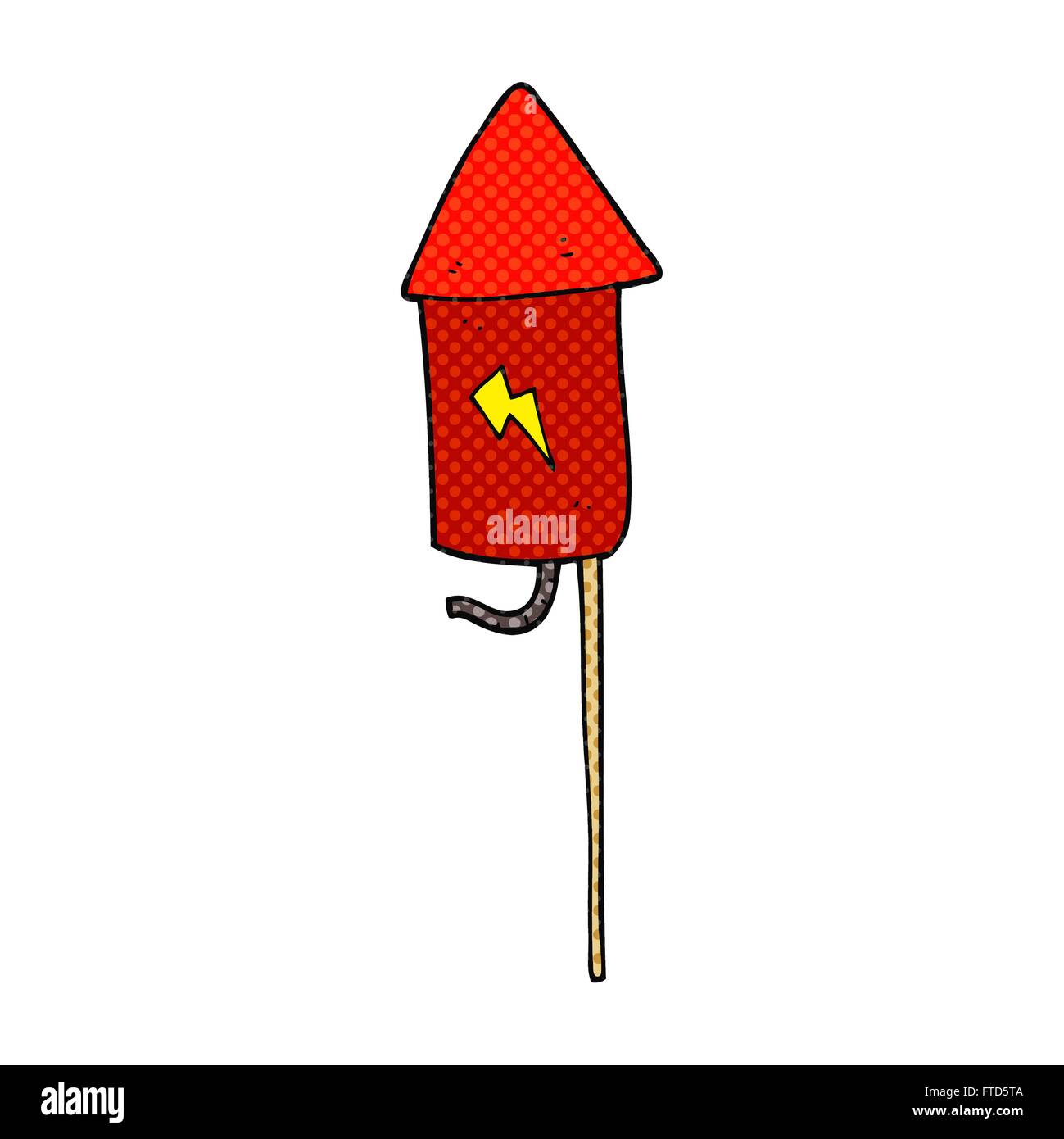 freehand drawn cartoon firework Stock Vector Image & Art - Alamy