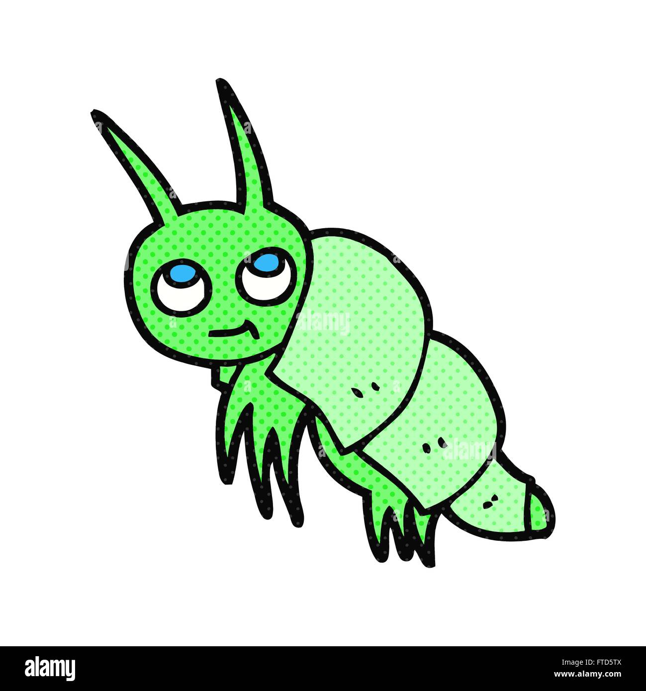 freehand drawn cartoon little bug Stock Vector Image & Art - Alamy
