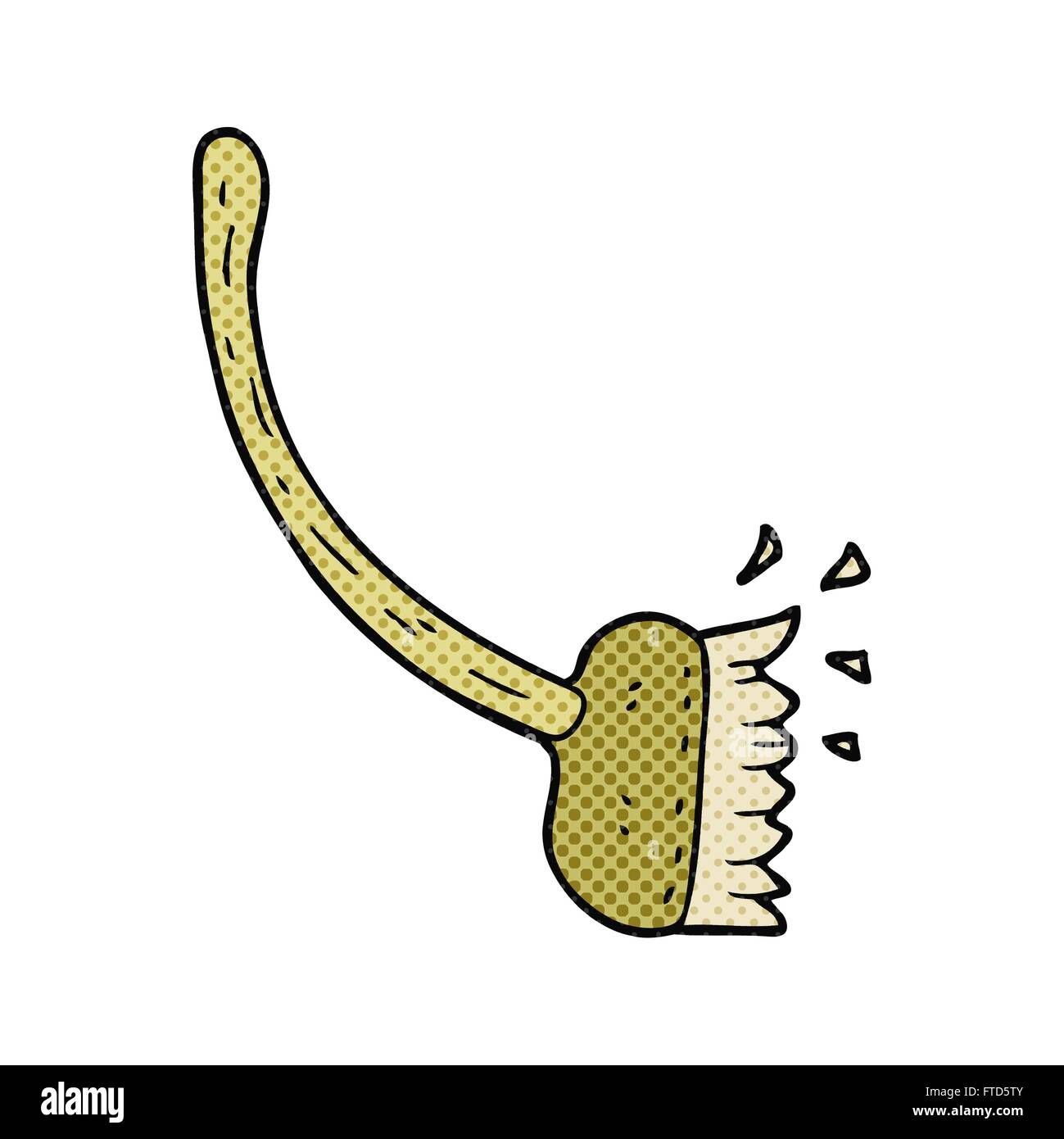 freehand drawn cartoon sweeping brush Stock Vector Image & Art - Alamy