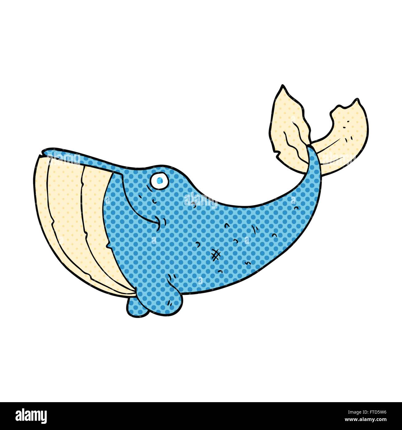 freehand drawn cartoon whale Stock Vector Image & Art - Alamy