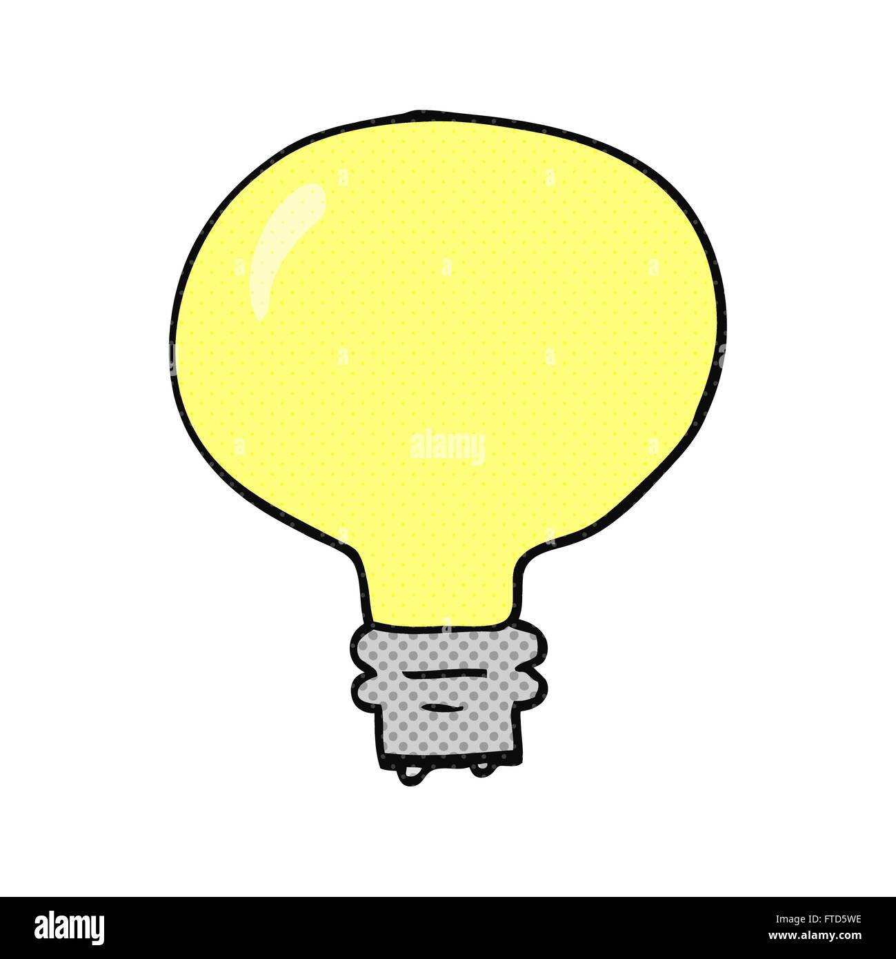 freehand drawn cartoon light bulb Stock Vector Image & Art - Alamy