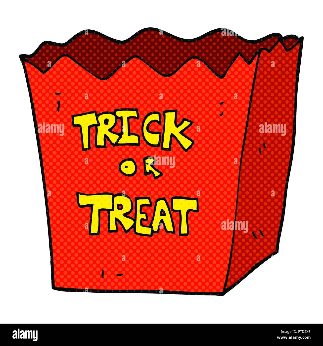 freehand drawn cartoon trick or treat bag Stock Vector Image & Art - Alamy
