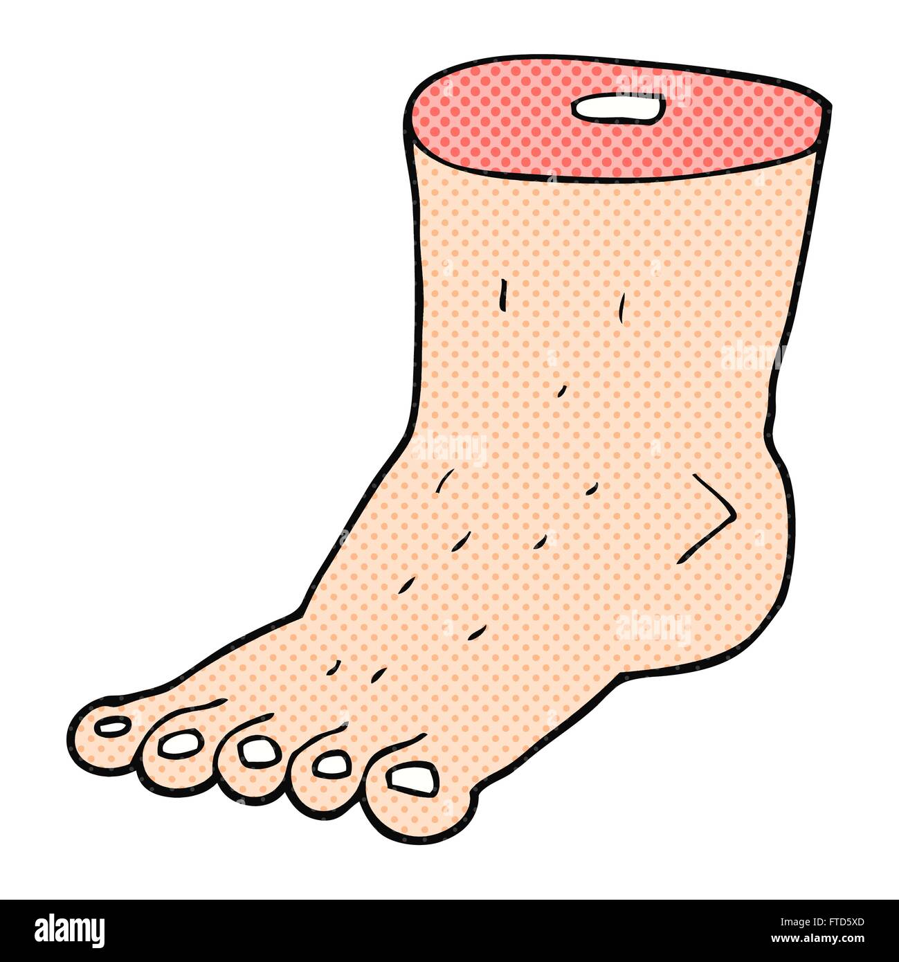 freehand drawn cartoon foot Stock Vector Image & Art - Alamy