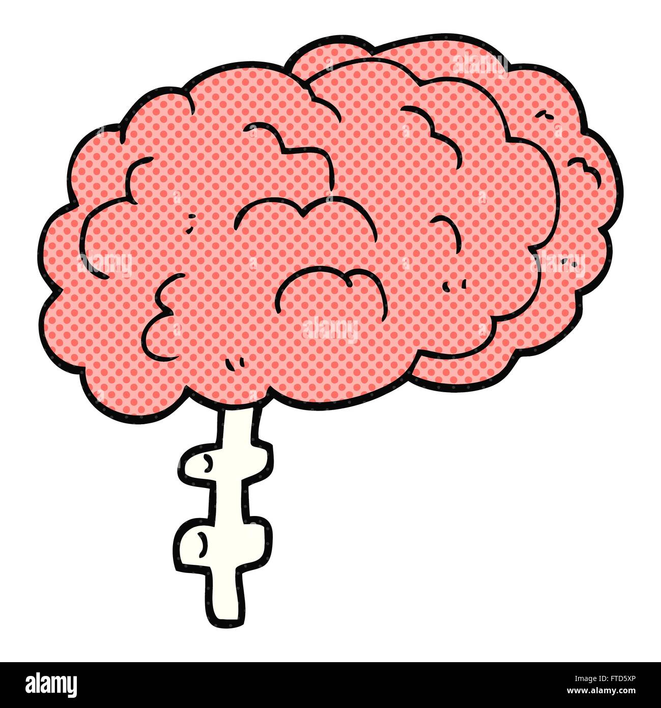 freehand drawn cartoon brain Stock Vector Image & Art - Alamy