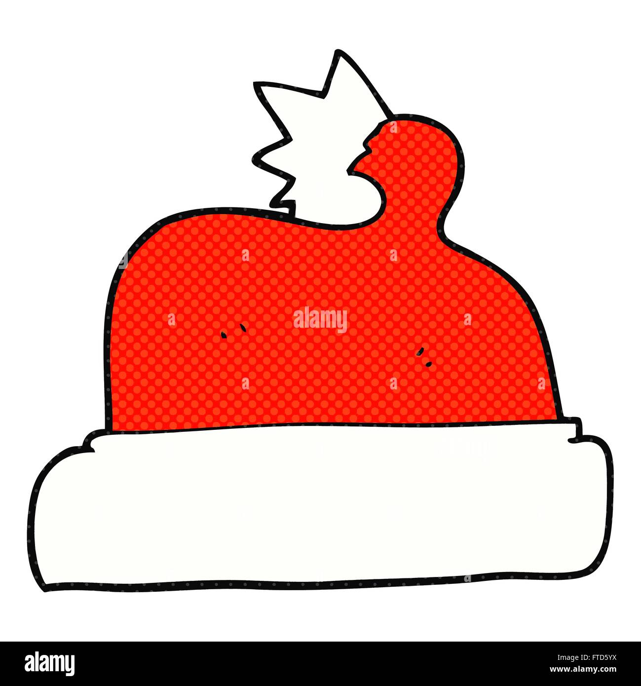 freehand drawn cartoon christmas hat Stock Vector Image & Art - Alamy