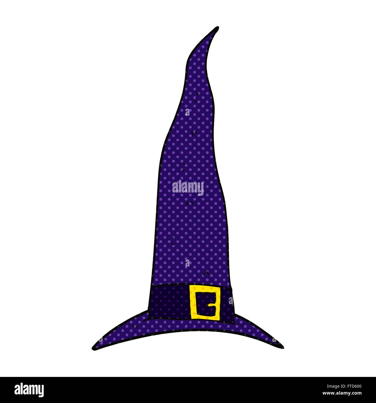 freehand drawn cartoon witch's hat Stock Vector Image & Art - Alamy