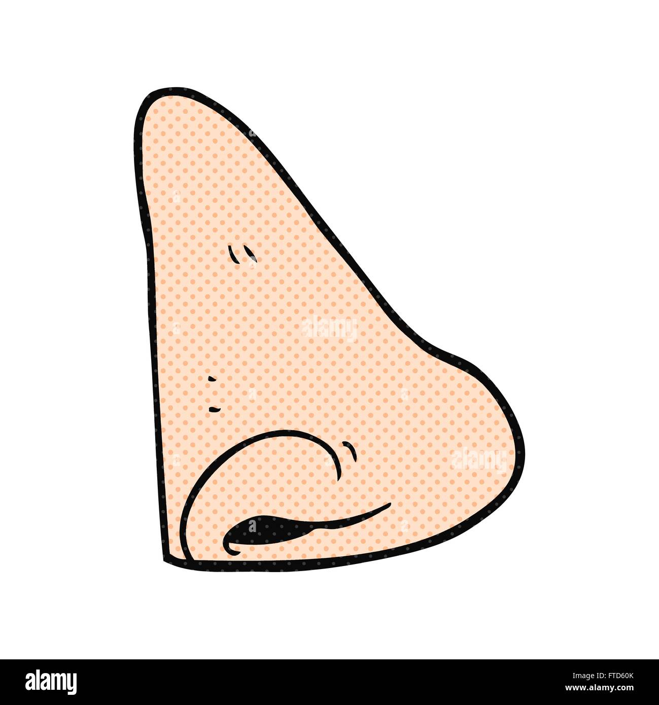 freehand drawn cartoon human nose Stock Vector Image & Art - Alamy