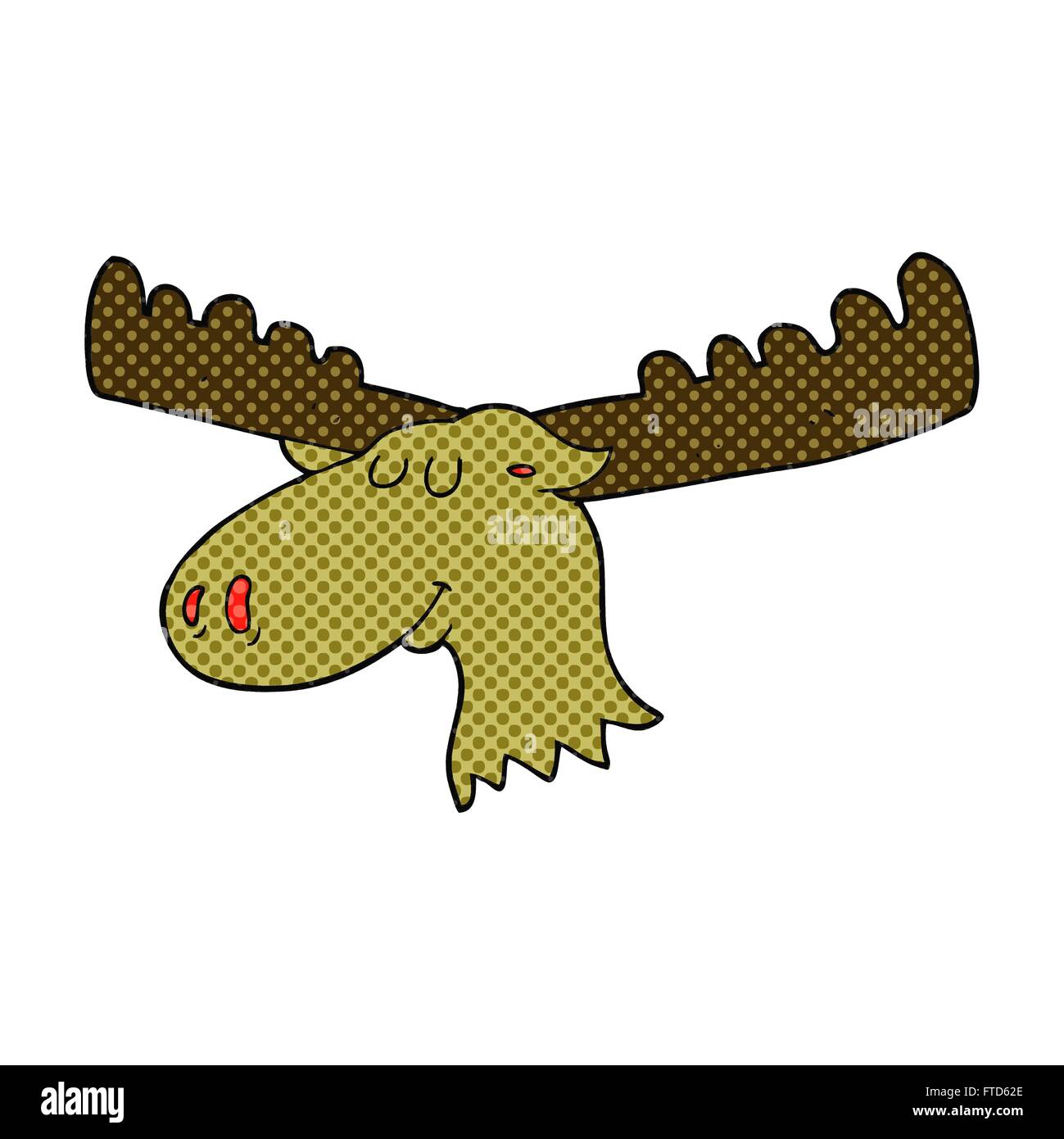 Crazy moose Stock Vector Images - Alamy