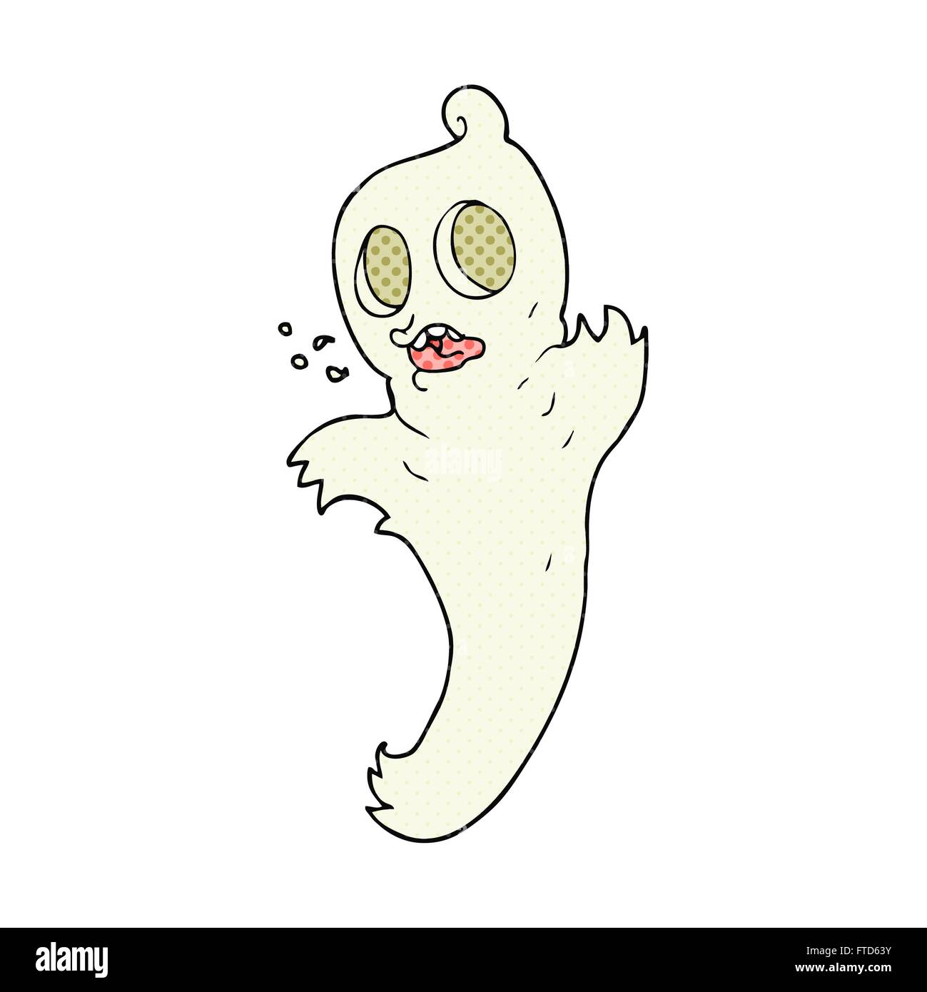 freehand drawn cartoon ghost Stock Vector Image & Art - Alamy