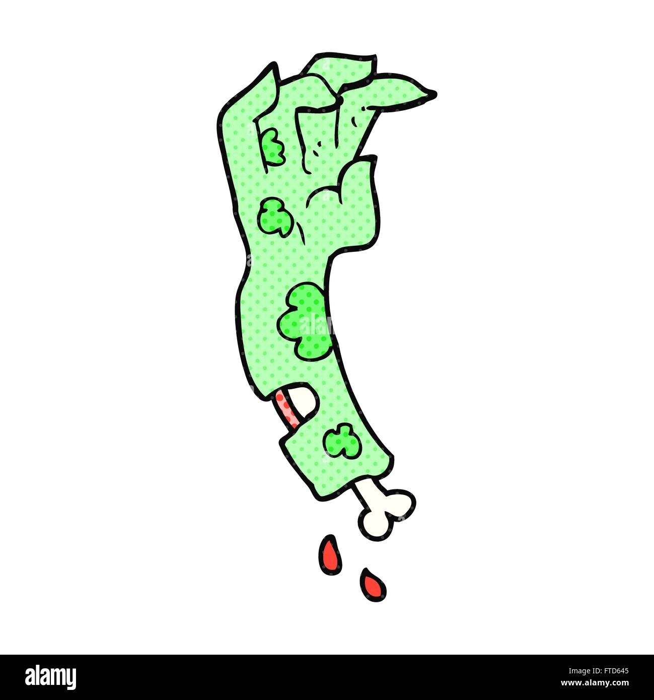 freehand drawn cartoon zombie arm Stock Vector Image & Art - Alamy