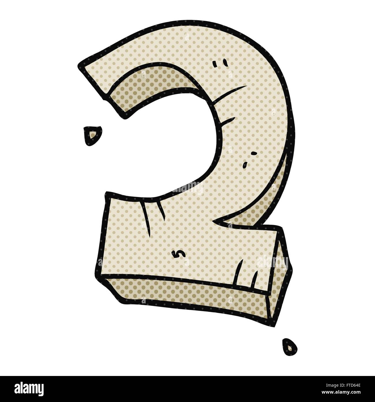 freehand drawn cartoon stone number two Stock Vector Image & Art - Alamy