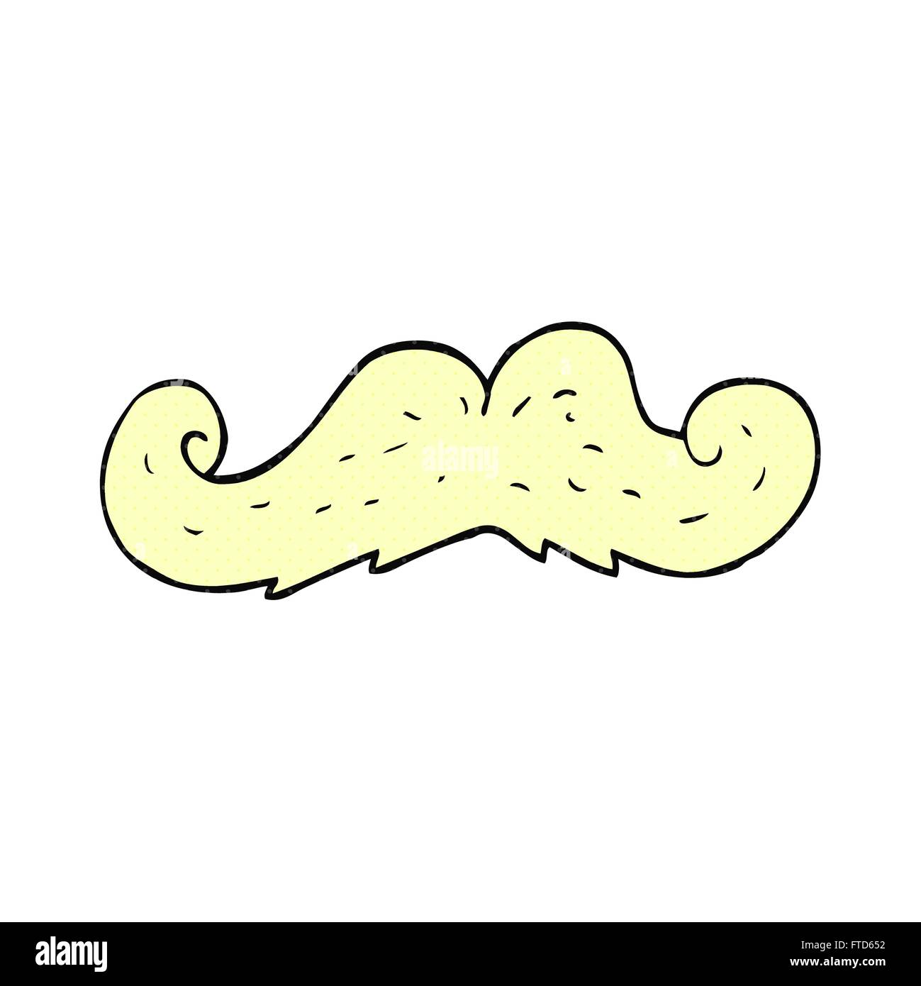 freehand drawn cartoon mustache Stock Vector Image & Art - Alamy