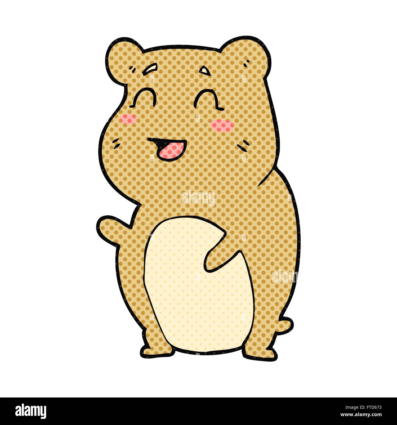 freehand drawn cartoon cute hamster Stock Vector Image & Art - Alamy