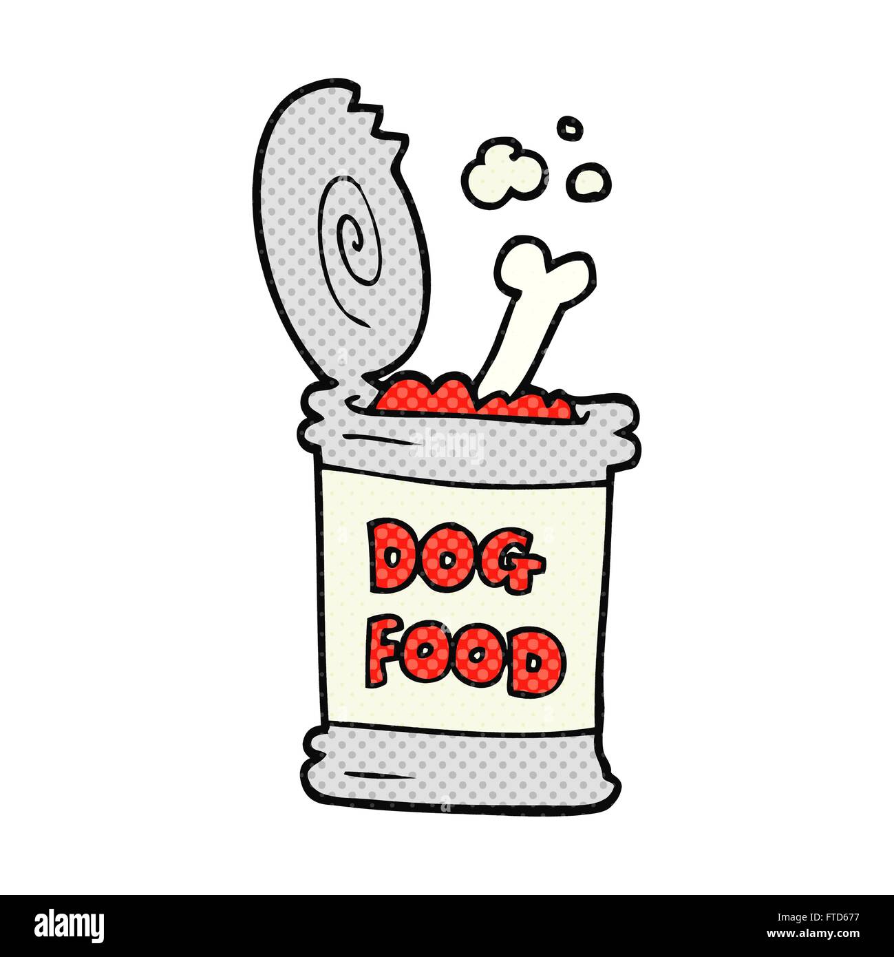 freehand drawn cartoon dog food Stock Vector Image & Art - Alamy
