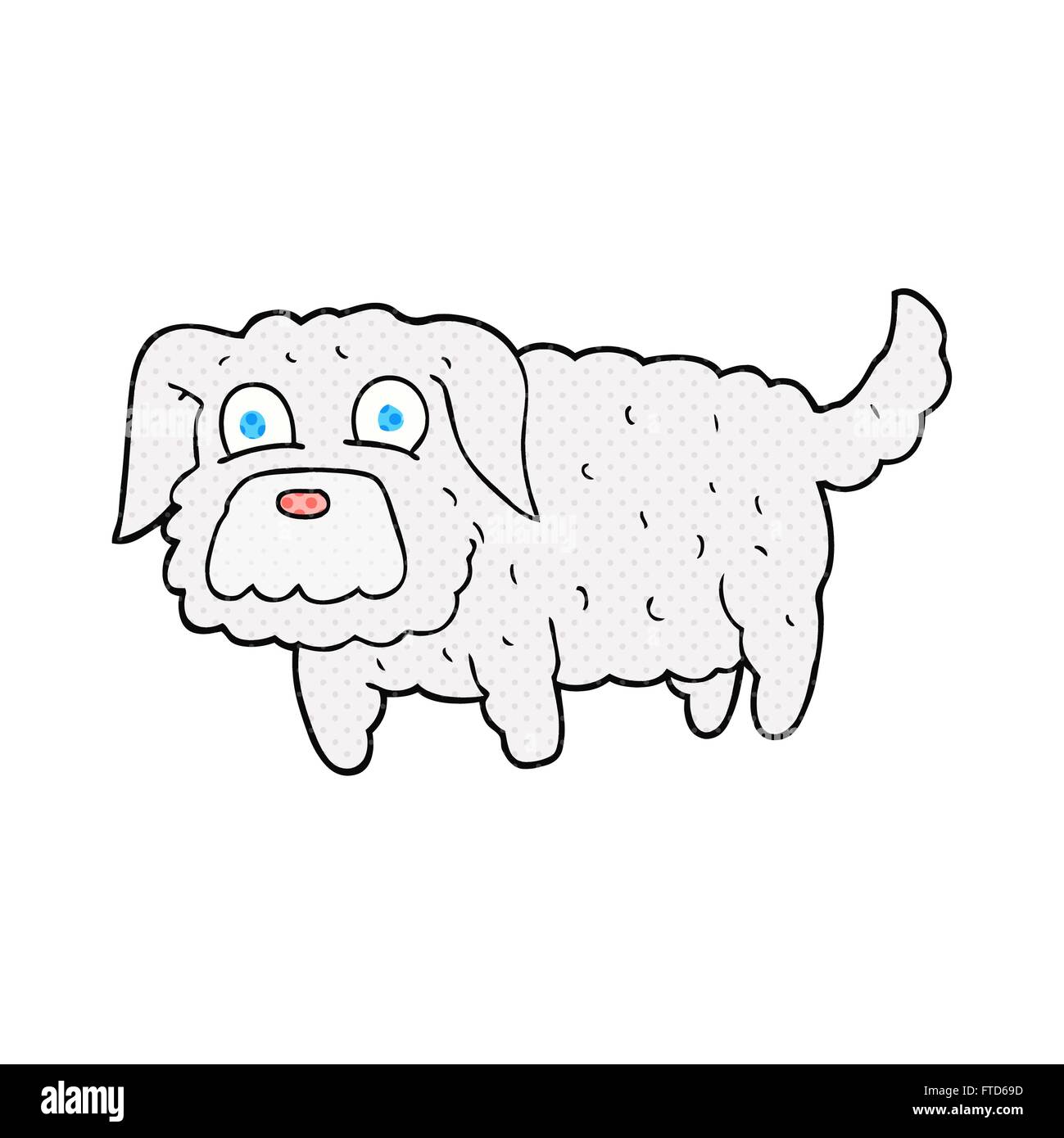 freehand drawn cartoon small dog Stock Vector Image & Art - Alamy