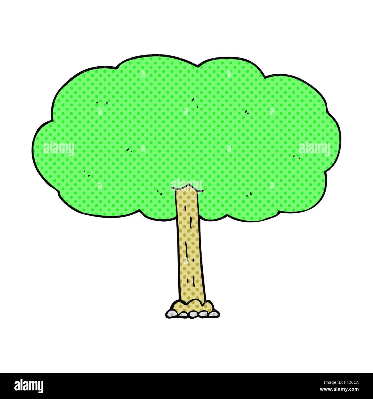 freehand drawn cartoon tree Stock Vector Image & Art - Alamy