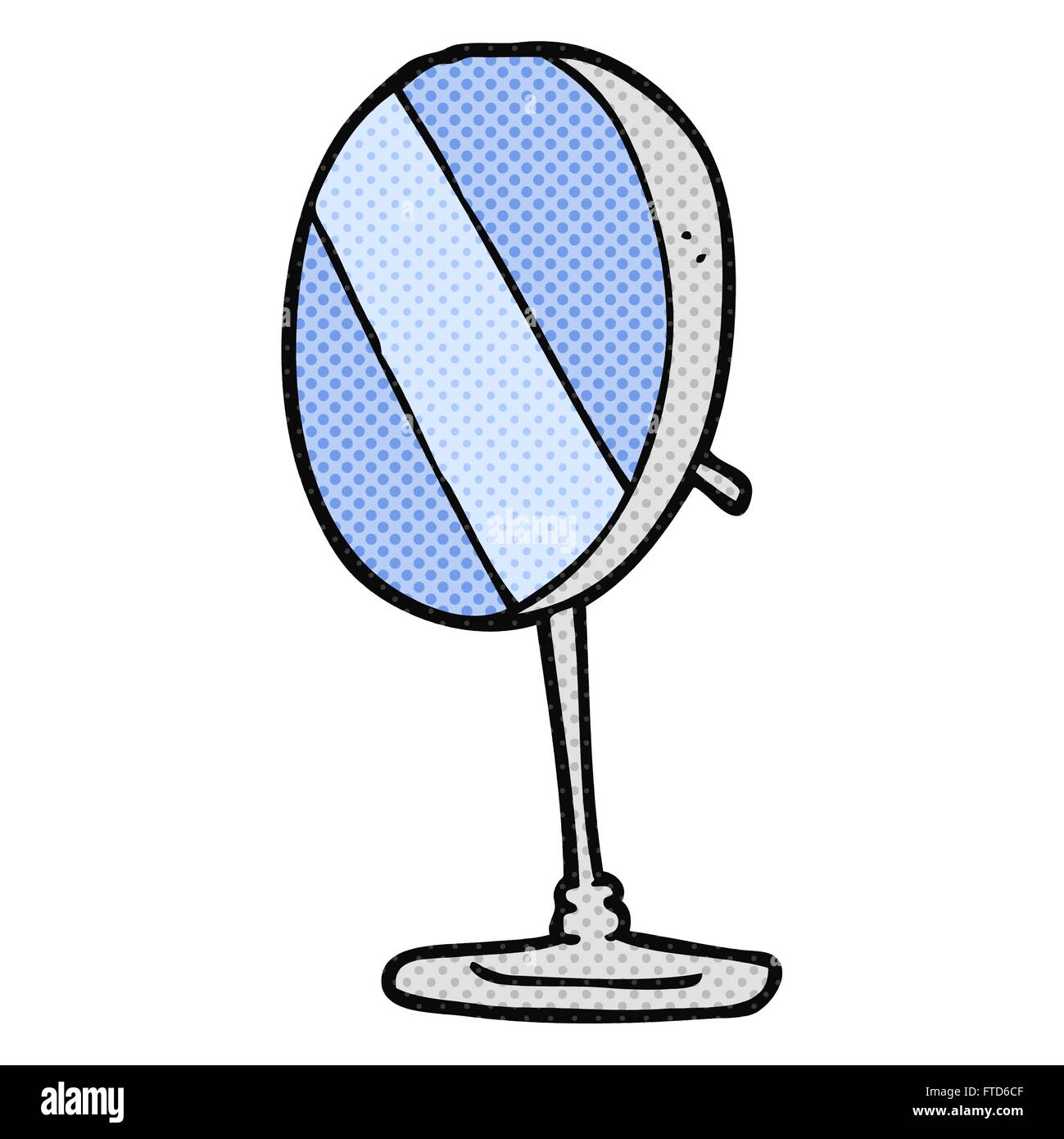 freehand drawn cartoon bathroom mirror Stock Vector Image & Art - Alamy