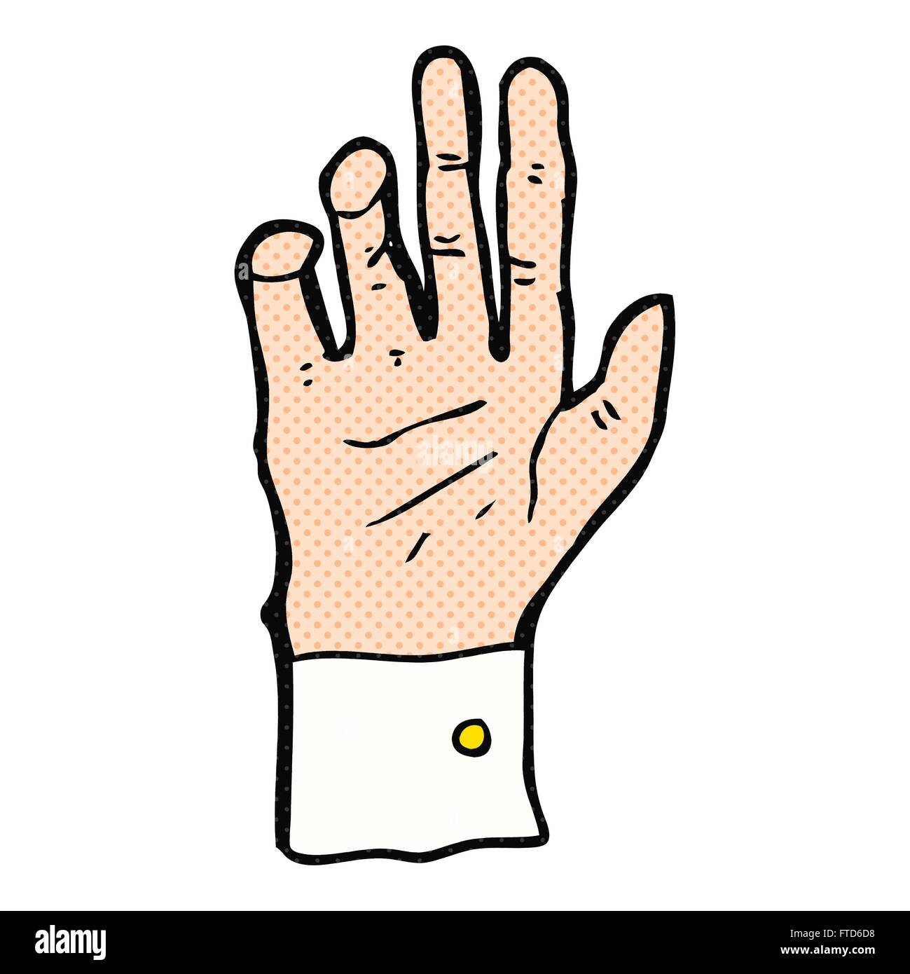 freehand drawn cartoon hand reaching Stock Vector Image & Art - Alamy