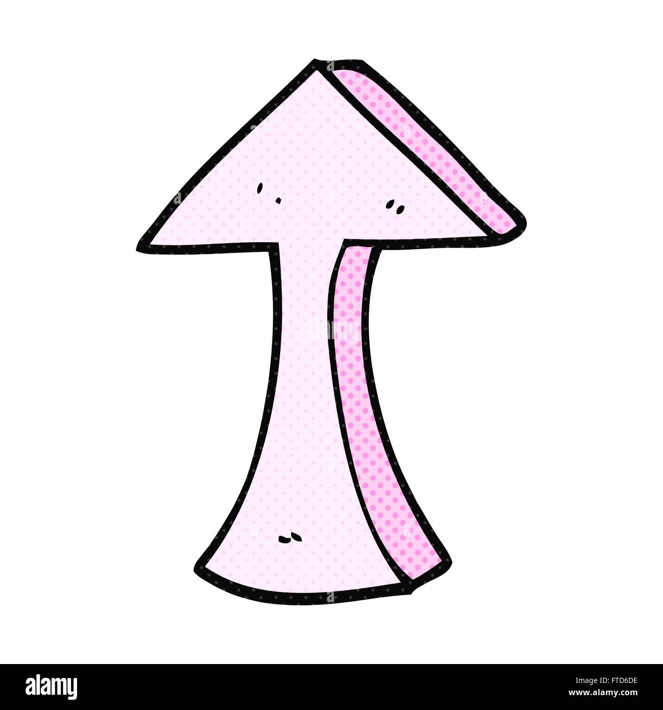 freehand drawn cartoon thin arrow pointing Stock Vector Image & Art - Alamy