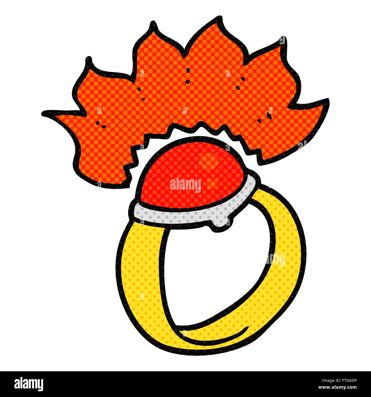 freehand drawn cartoon magic ruby ring Stock Vector Image & Art - Alamy