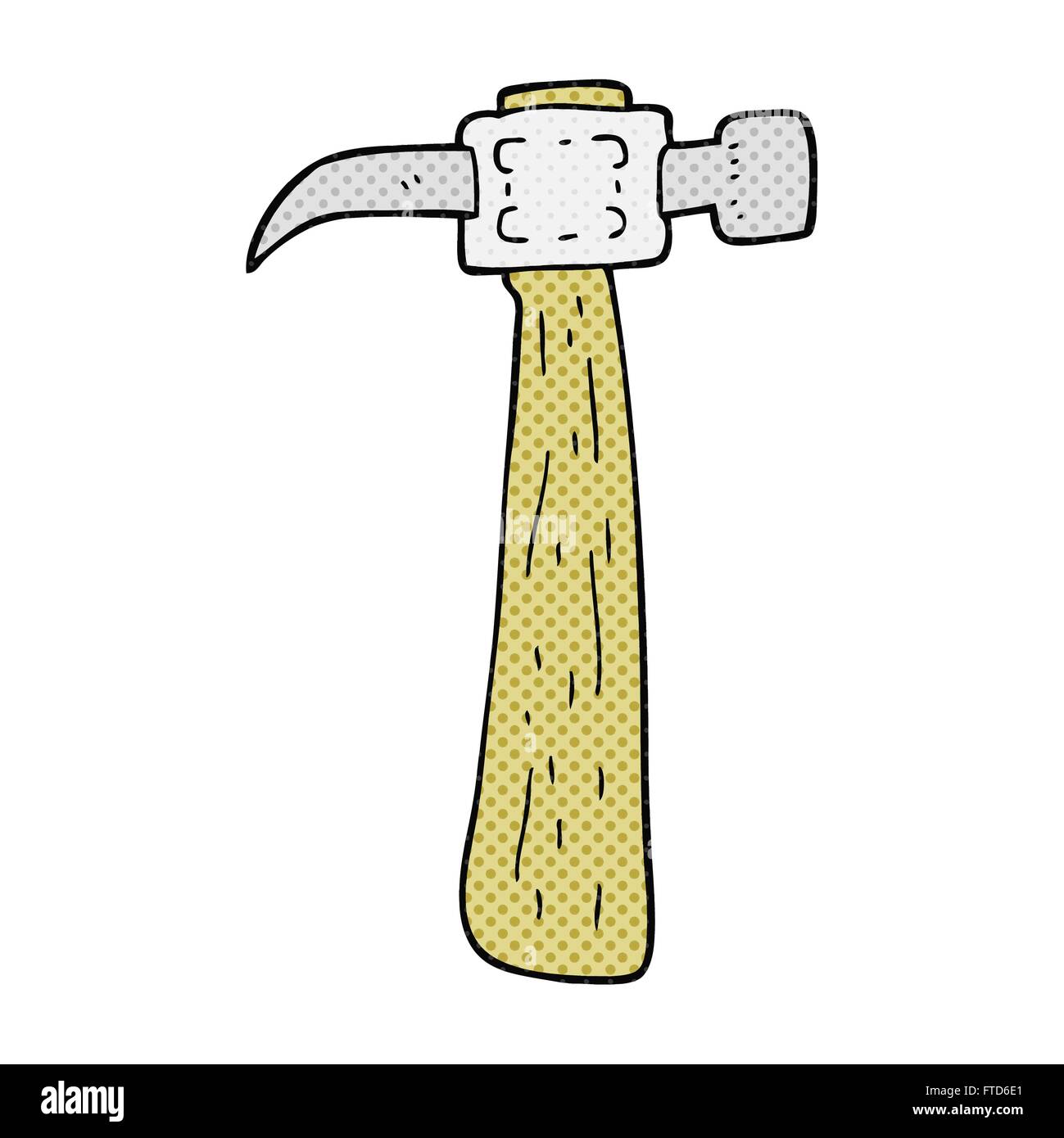 freehand drawn cartoon hammer Stock Vector Image & Art - Alamy