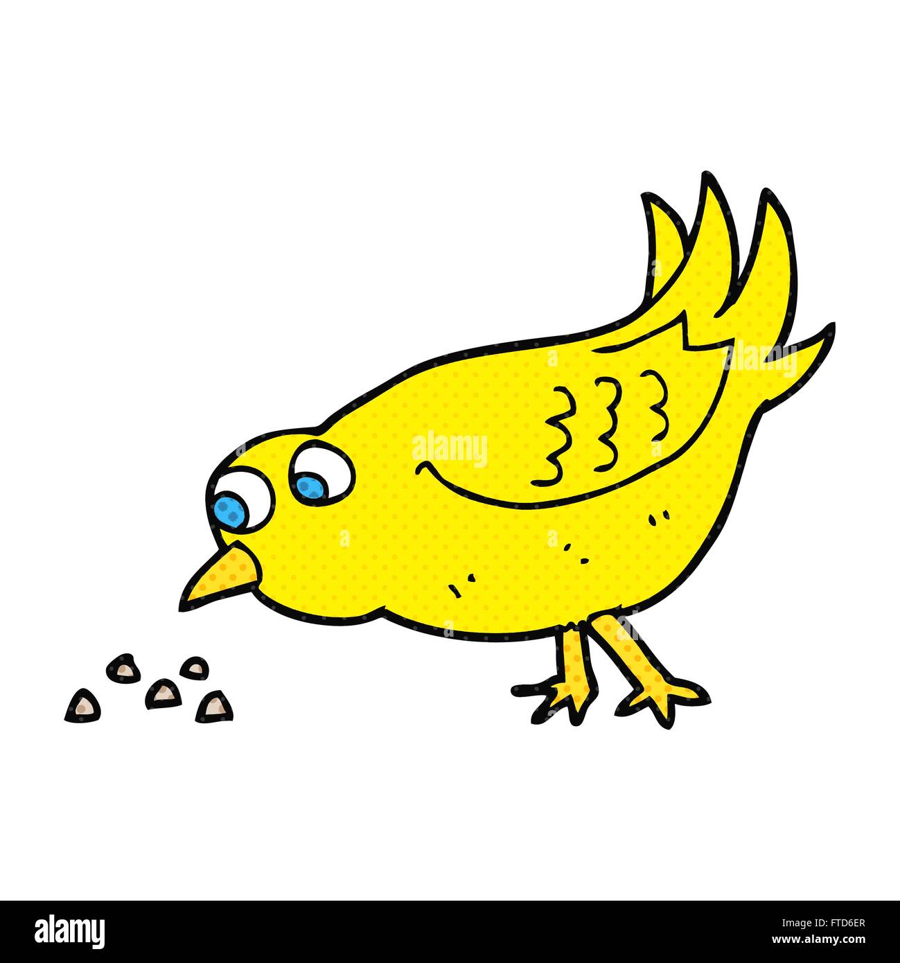 Eating bird seeds Stock Vector Images - Alamy