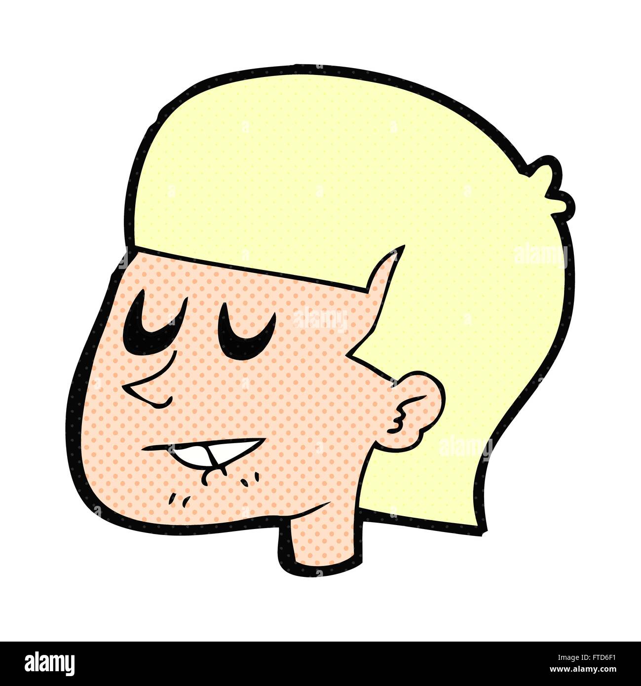 Freehand Drawn Cartoon Man Biting Lip Stock Vector Image And Art Alamy