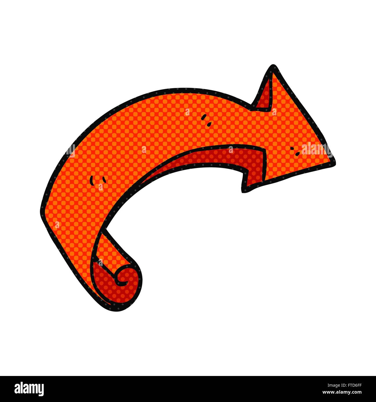 freehand drawn cartoon arrow Stock Vector Image & Art - Alamy