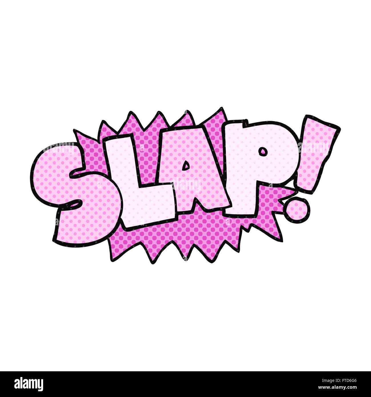 freehand drawn cartoon slap symbol Stock Vector Image & Art - Alamy