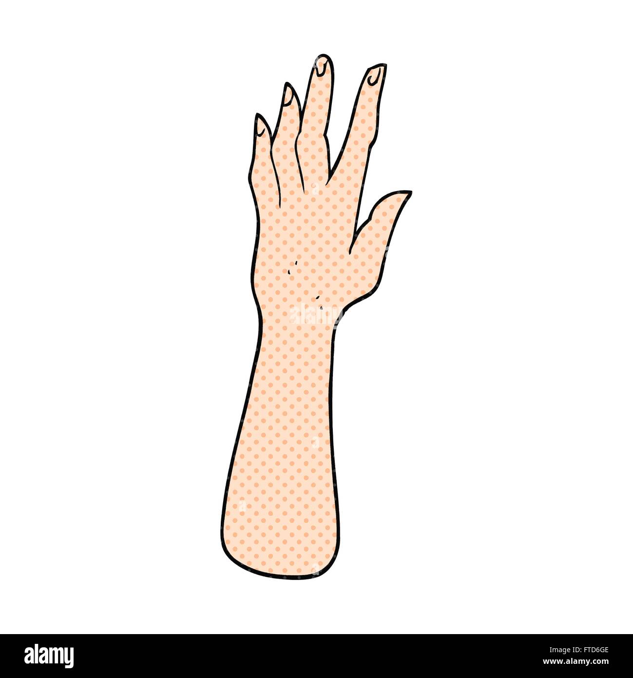 freehand drawn cartoon hand Stock Vector Image & Art - Alamy