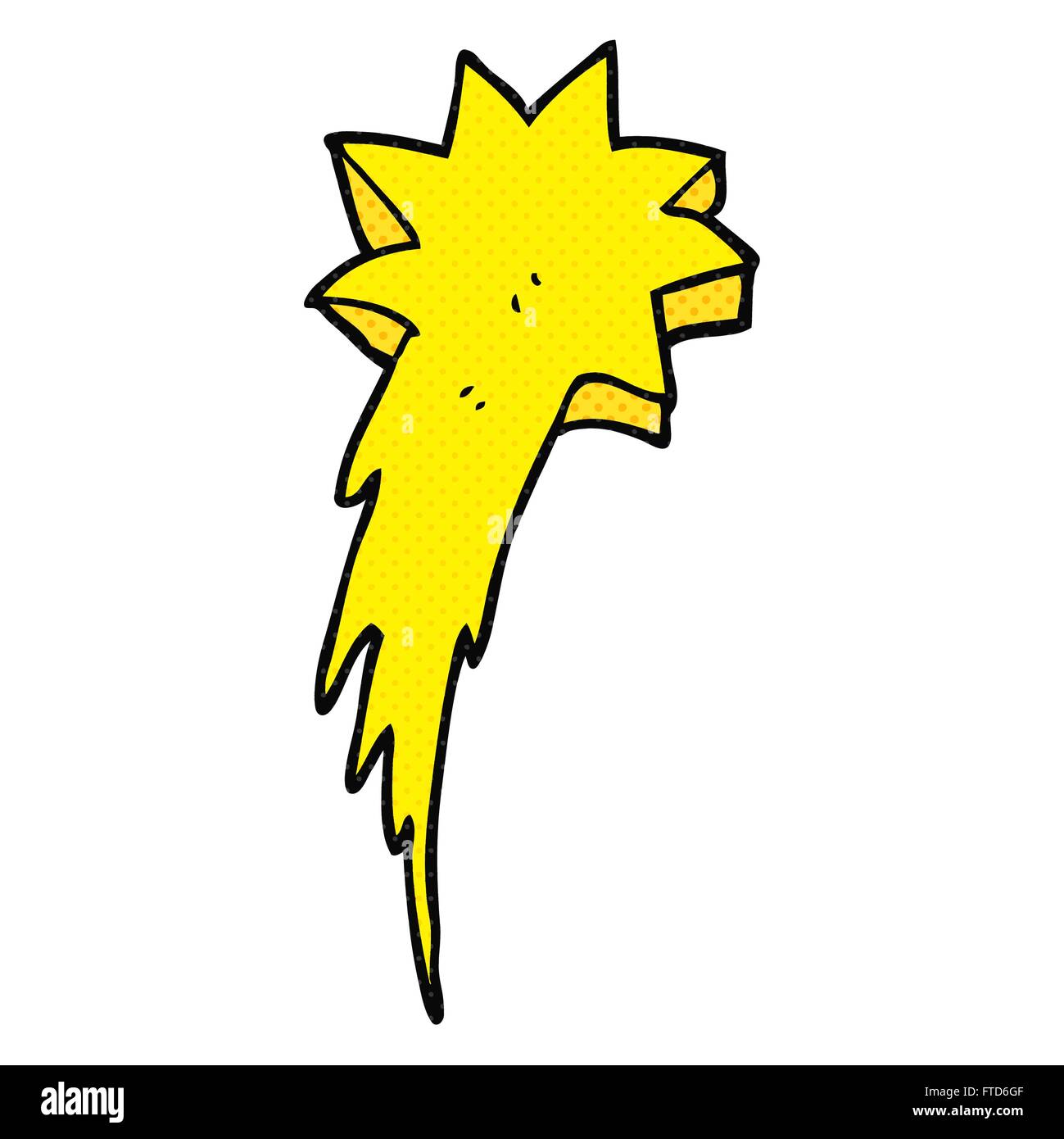 freehand drawn cartoon shooting star symbol Stock Vector Image & Art ...