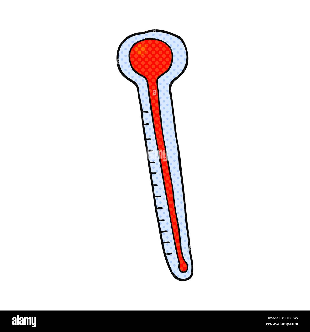 freehand drawn cartoon thermometer Stock Vector Image & Art - Alamy