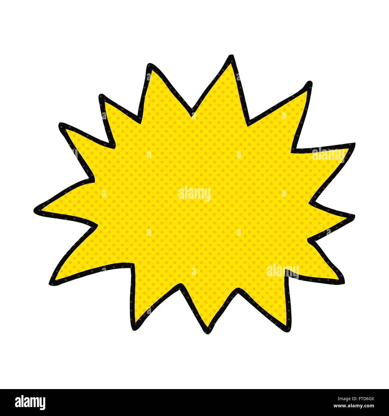 freehand drawn cartoon simple explosion symbol Stock Vector Image & Art ...