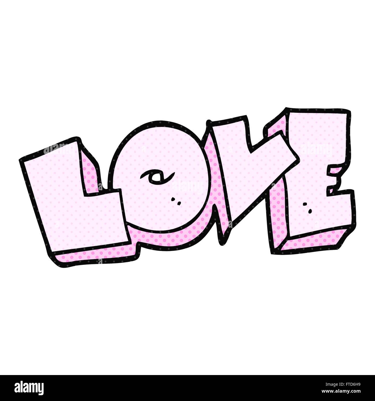 freehand drawn cartoon love sign Stock Vector Image & Art - Alamy