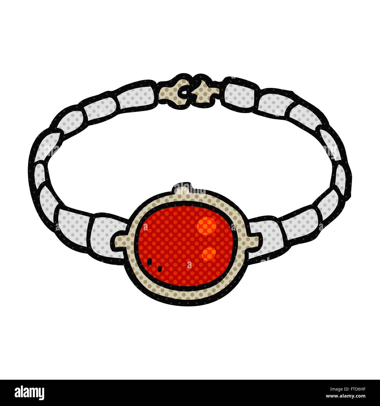freehand drawn cartoon ruby bracelet Stock Vector Image & Art - Alamy