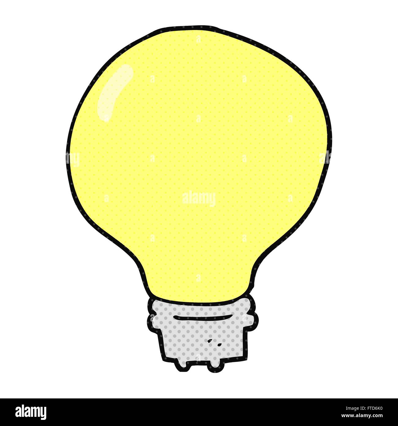 freehand drawn cartoon light bulb Stock Vector Image & Art - Alamy