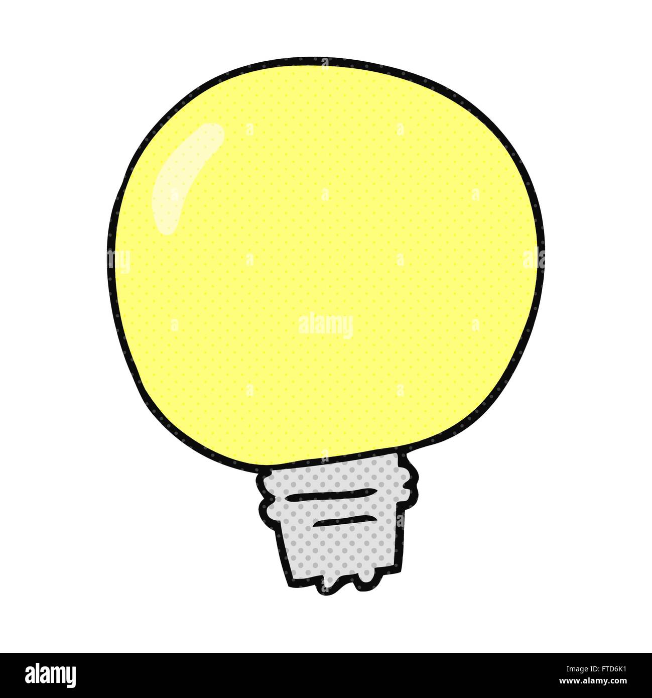 freehand drawn cartoon light bulb Stock Vector Image & Art - Alamy