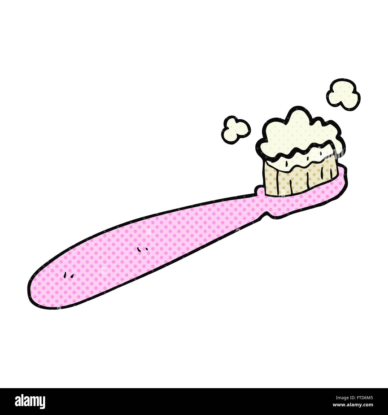 freehand drawn cartoon toothbrush Stock Vector Image & Art - Alamy