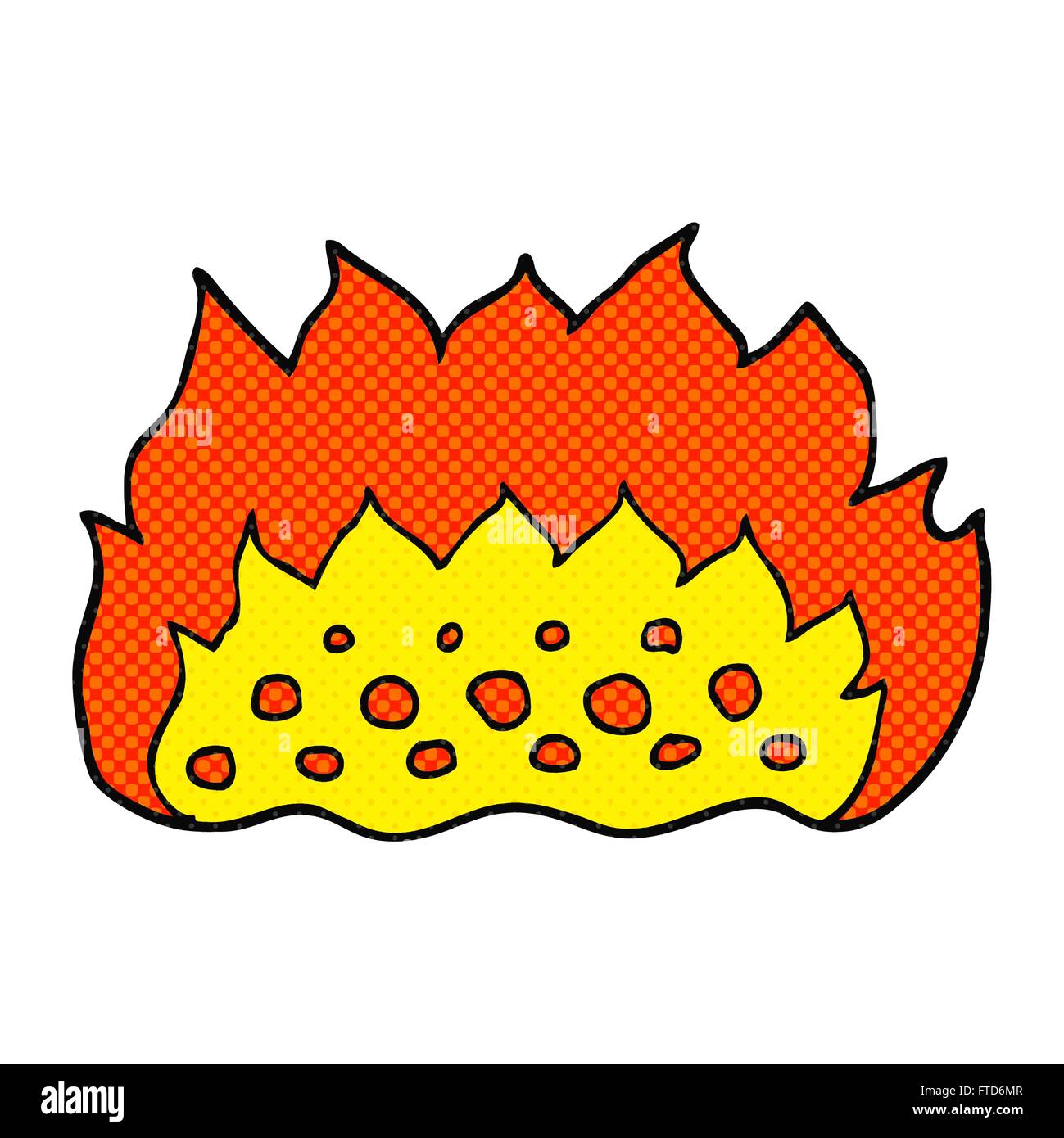 freehand drawn cartoon flames Stock Vector Image & Art - Alamy