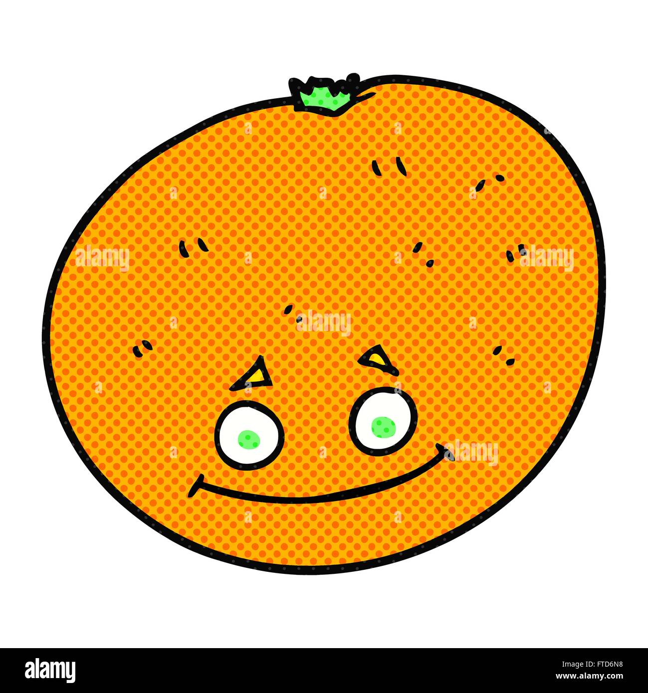 freehand drawn cartoon orange Stock Vector Image & Art - Alamy