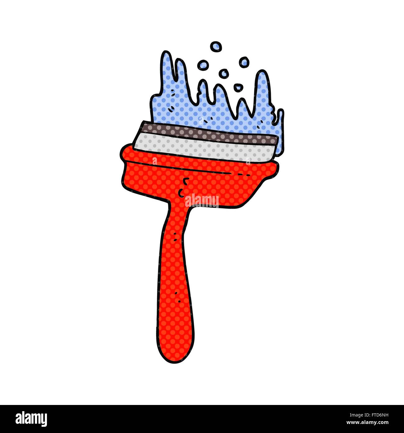 freehand drawn cartoon window cleaner Stock Vector Image & Art - Alamy