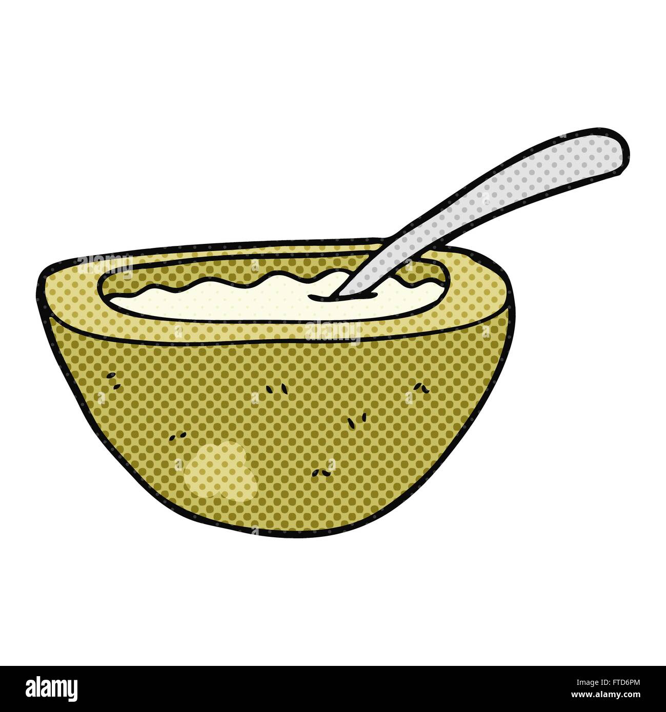 freehand drawn cartoon porridge Stock Vector Image & Art - Alamy