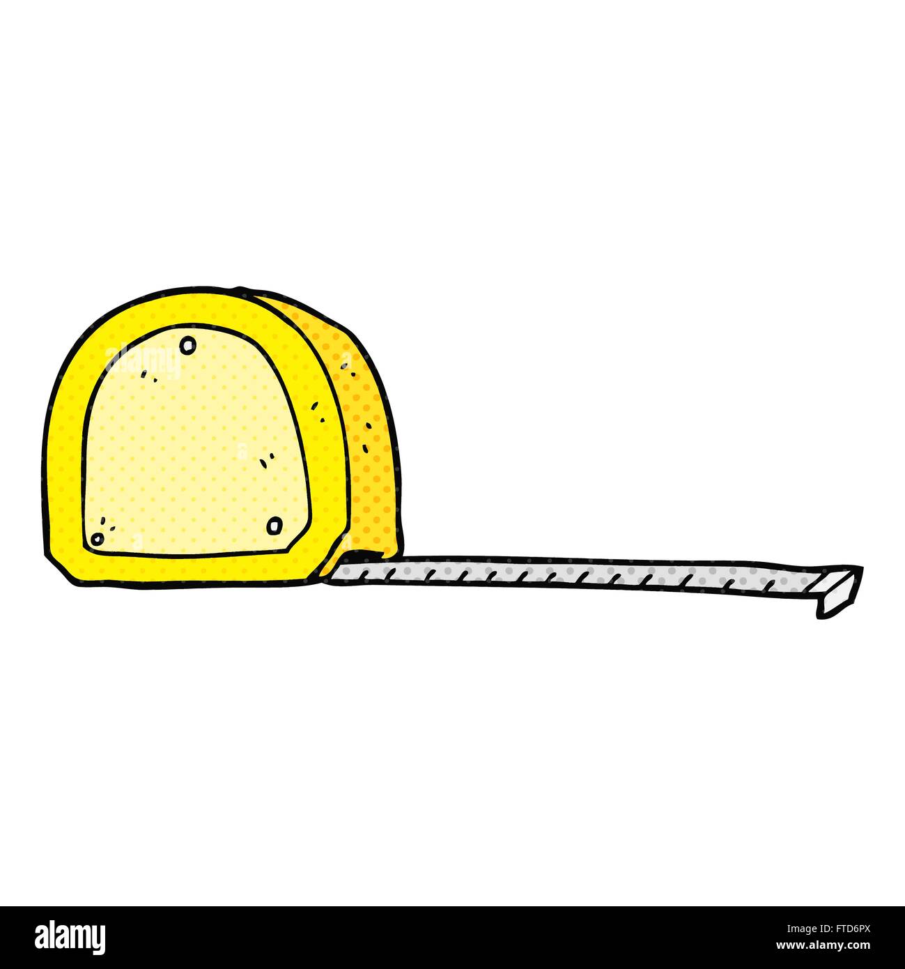 freehand drawn cartoon measuring tape Stock Vector Image & Art - Alamy