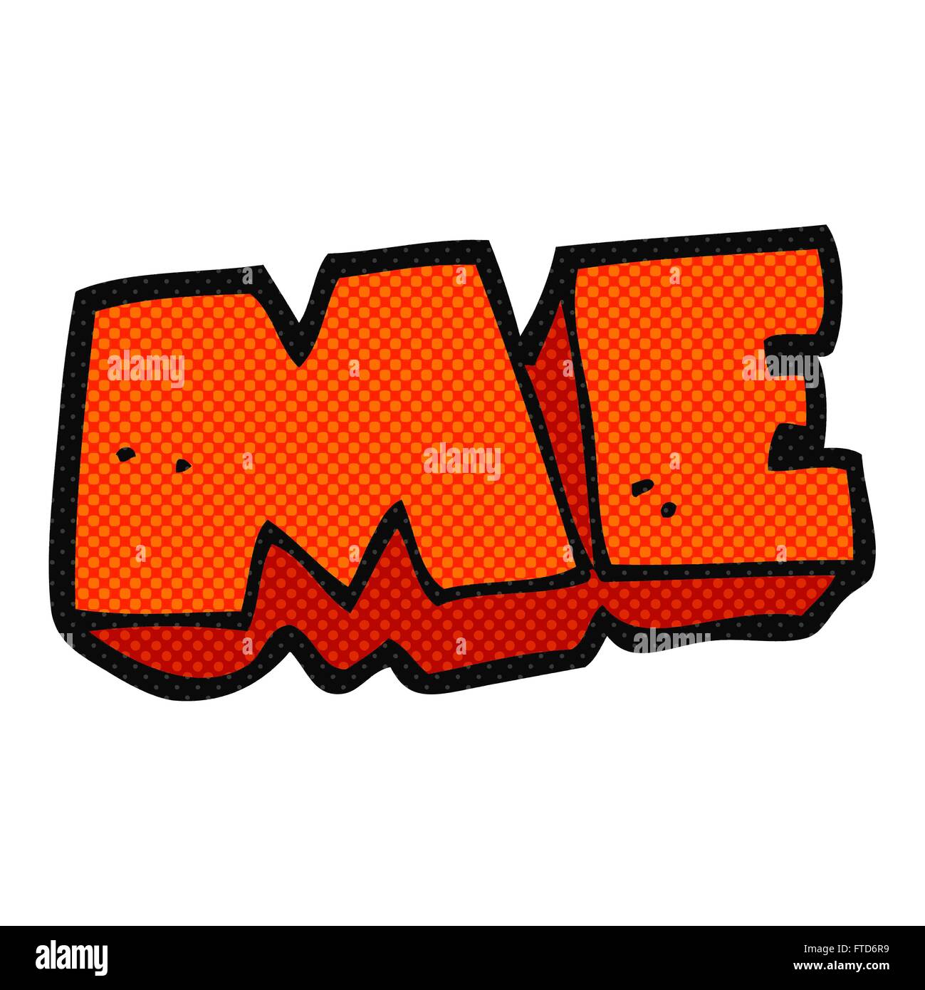 freehand drawn cartoon ME symbol Stock Vector Image & Art - Alamy