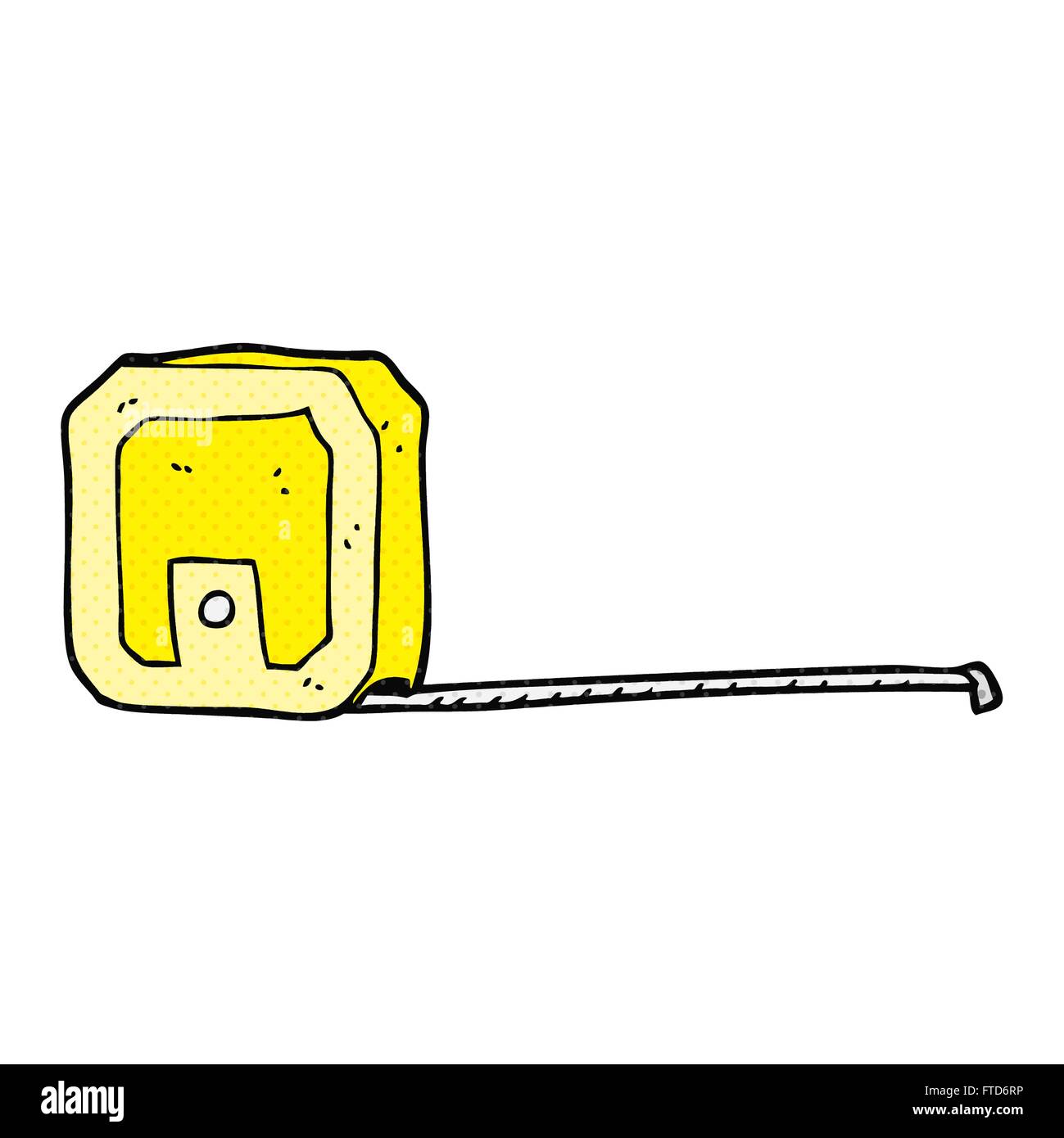 freehand drawn cartoon measuring tape Stock Vector Image & Art - Alamy