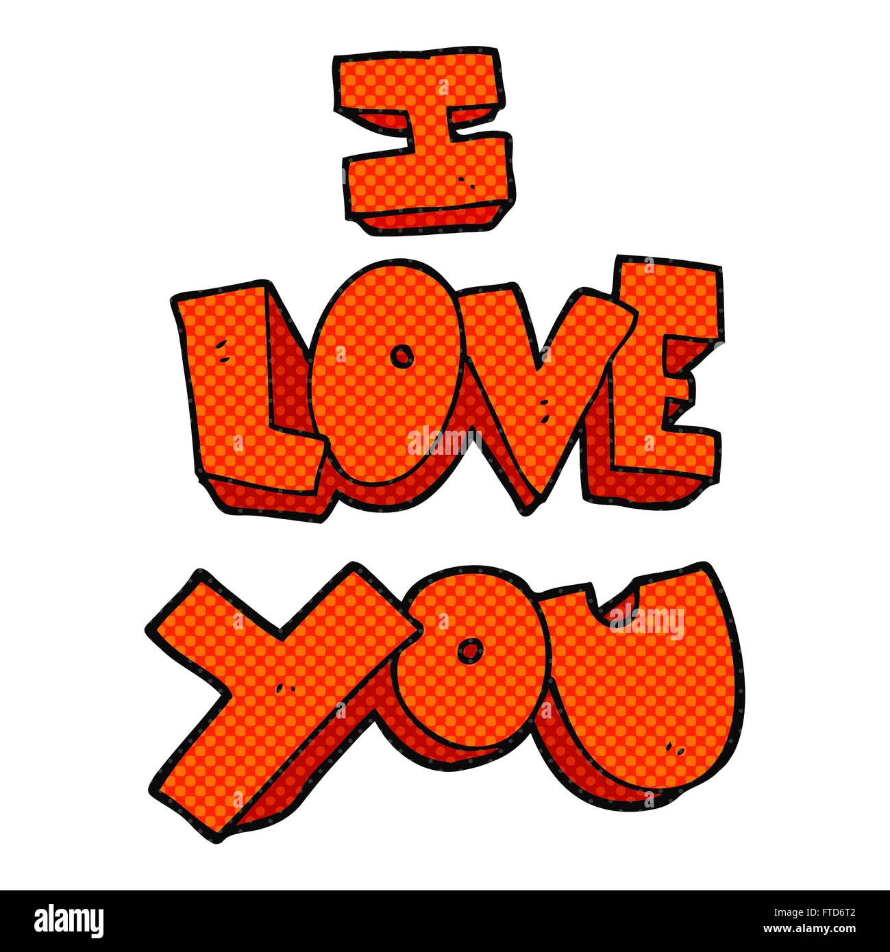 I love you freehand drawn cartoon symbol Stock Vector Image & Art - Alamy